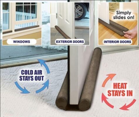 Buy 1 Get 5 Free Double Draft Door Guard Wind Dust Blocker – mustufa store